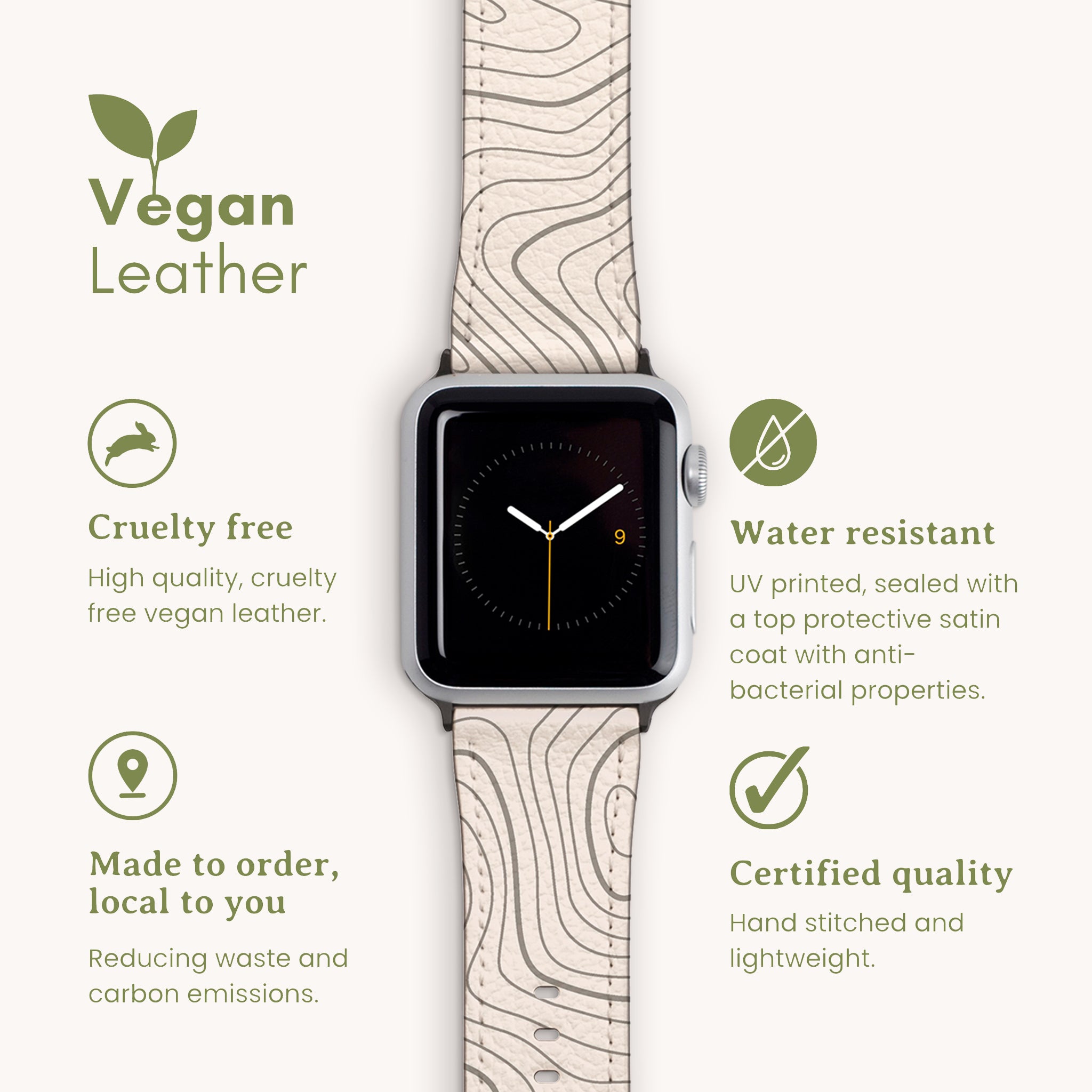 Terrain Vegan Leather Apple Watch Band – Casulo